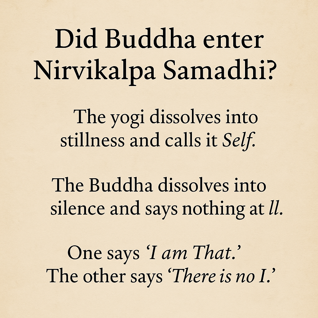 Did Buddha Enter Nirvikalpa Samadhi? A Seeker’s Honest Reflection – Demystifying Kundalini